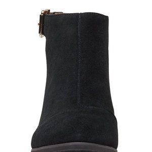 Vionic | Shoes | Vionic Lacey Tortoise Black Heel Suede Booties New ...